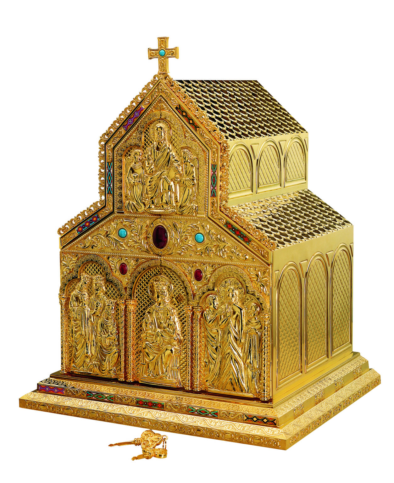 Arredi Sacri Romanesque table tabernacle | Maranathà - Liturgucal ...