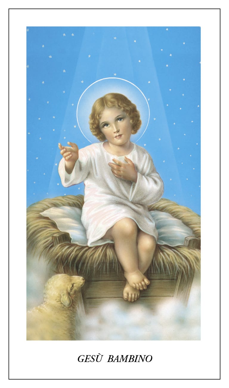 Arredi Sacri immagine gesù bambino art 3309/80 | Sollazzo Maranatha ...